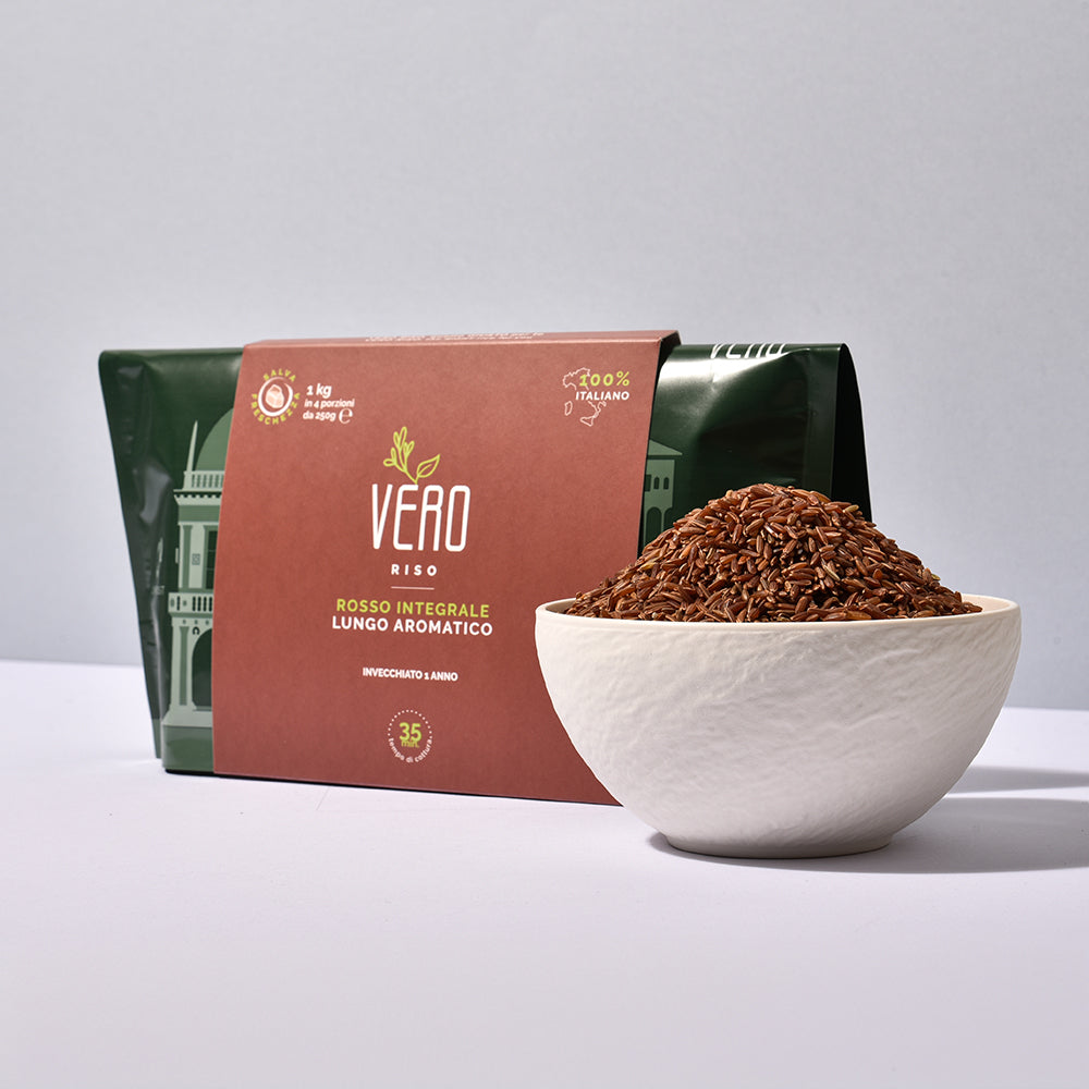RISO ROSSO INTEGRALE EcoBAG | 1kg